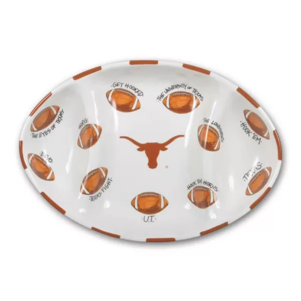 Magnolia Lane Texas Ceramic Football Tailgating Platter – PAX Depot