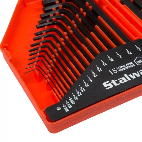 Stalwart Steel Hex Key SAE and Metric Wrench Set (30-Piece) – PAX Depot